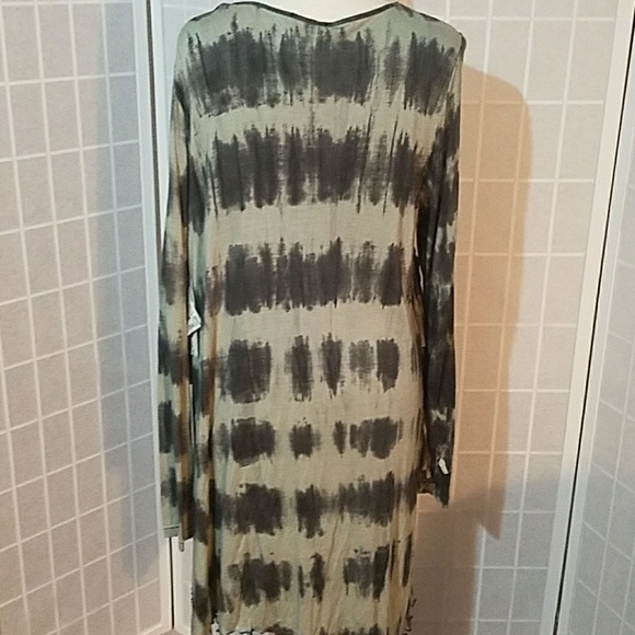 Faith | Dresses | Faith Gray Tyedye Fringed Dress | Poshmark